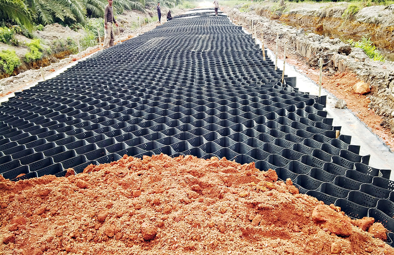 Geocell Drainage
